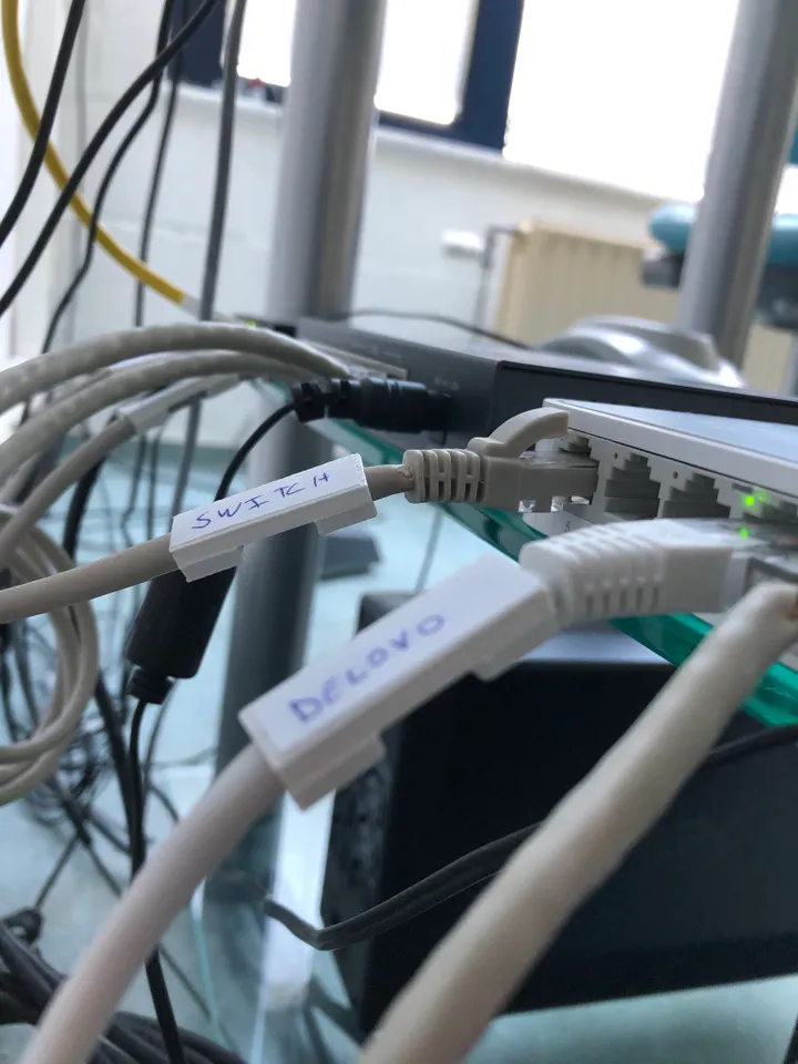 Ethernet cable label by flol3622 | Download free STL model | Printables.com