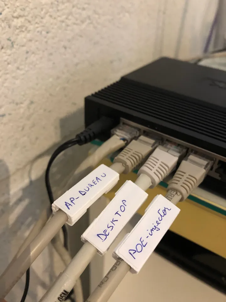 Ethernet cable label by flol3622 | Download free STL model | Printables.com