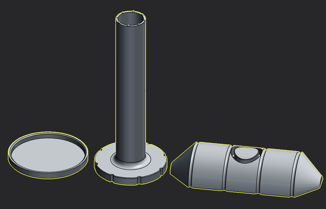Cardboard Tube Rammer by skreimeyer | Download free STL model ...
