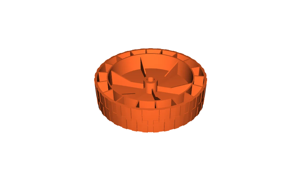 Wheel parametric (OPENSCAD) by The Craft & Pixel Pulse Lab | Download ...