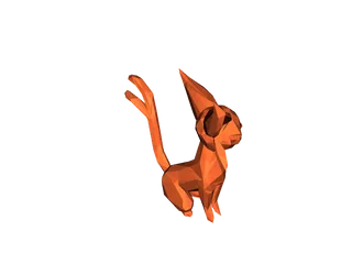 Low Poly Espeon by Jacob Ephraim | Download free STL model | Printables.com