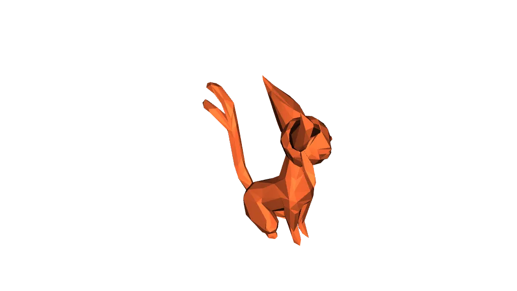 Low Poly Espeon by Jacob Ephraim | Download free STL model | Printables.com