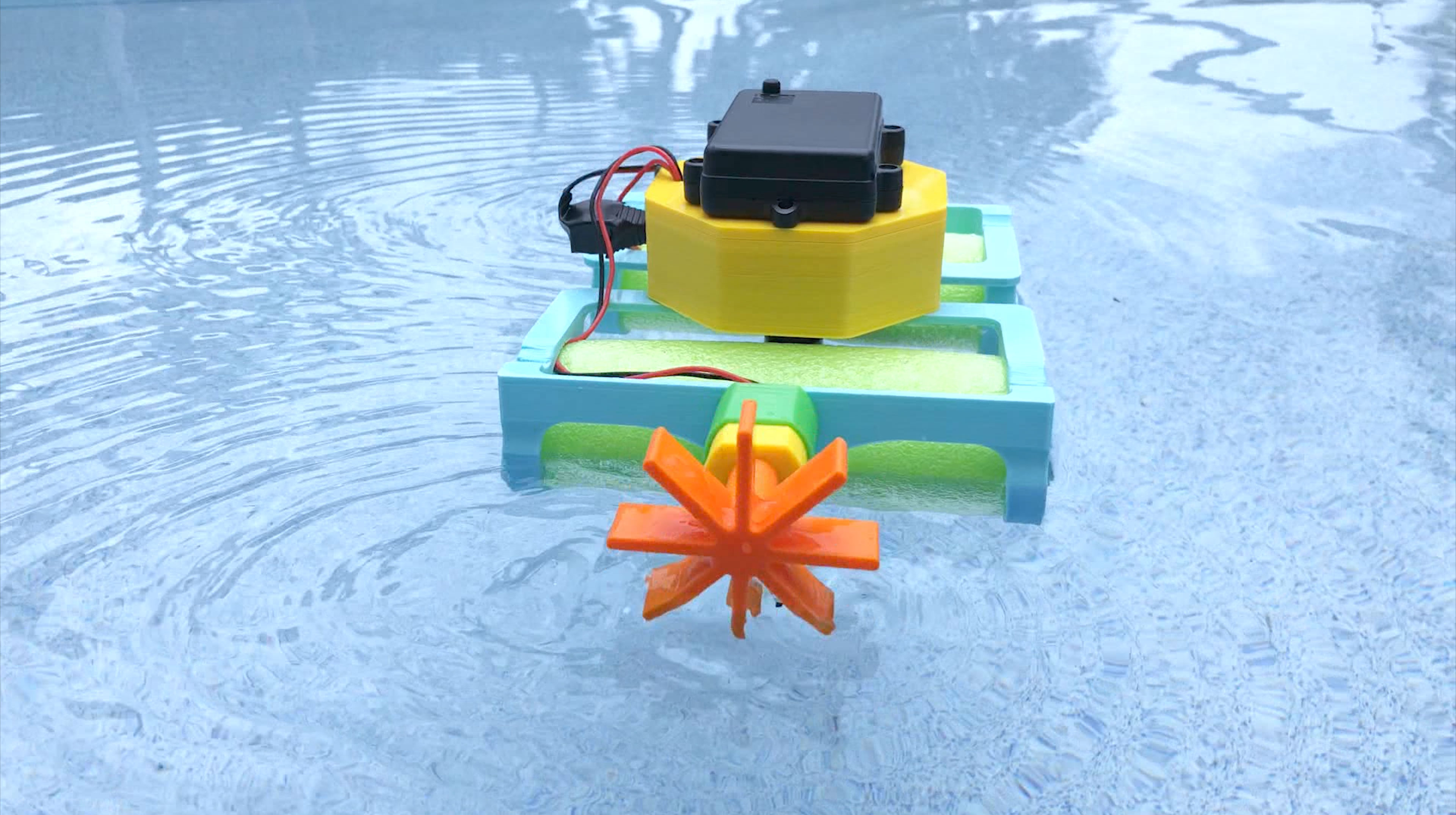 Crickit Paddle Wheel Boat by Adafruit | Download free STL model ...