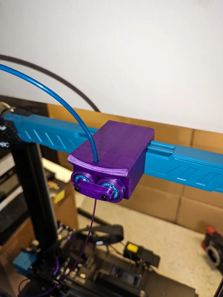 Filament guide with bearings for Sovol SV07 Plus by JustinL42 ...