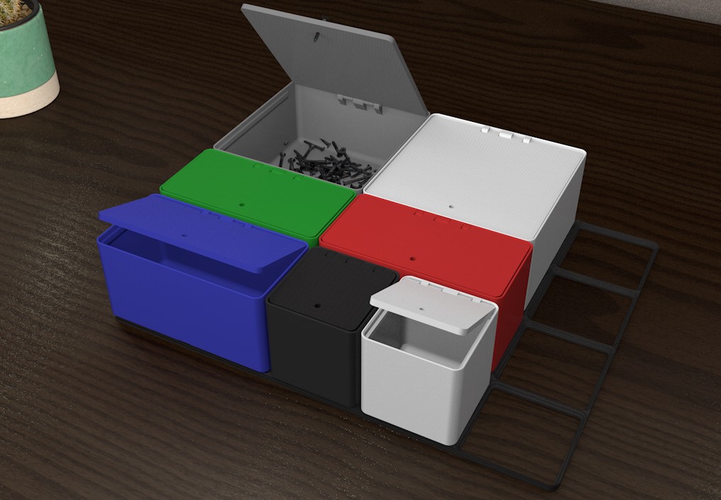 Gridfinity Hinged Box by NAV24 | Download free STL model | Printables.com