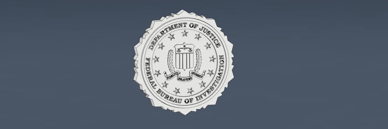 FBI Logo- 3D by DaveWW00 | Download free STL model | Printables.com