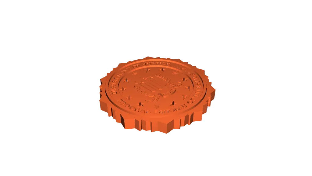 FBI Logo- 3D by DaveWW00 | Download free STL model | Printables.com