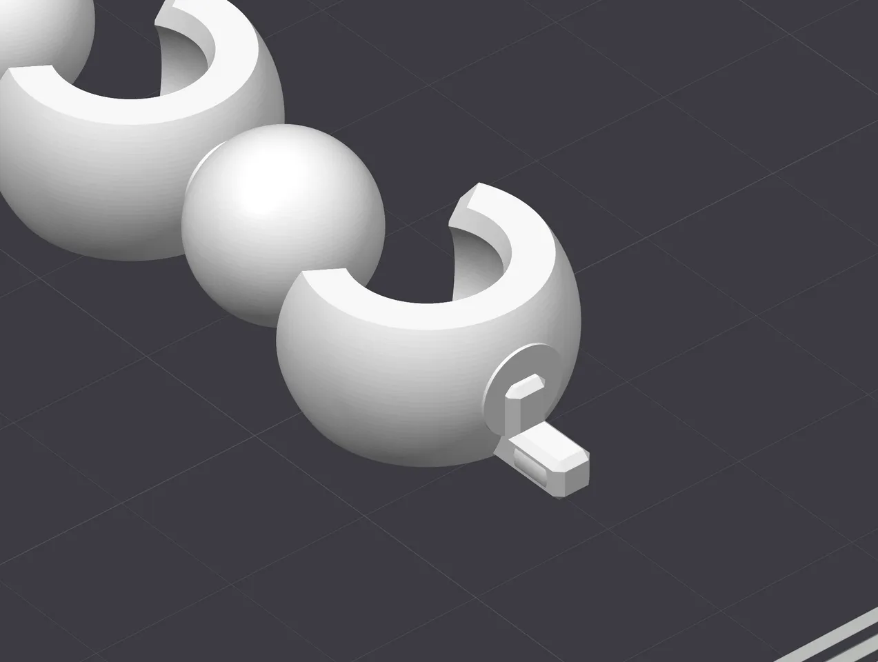 Flexible and posable display arm for Dummy 13 on the HSW (honeycomb ...