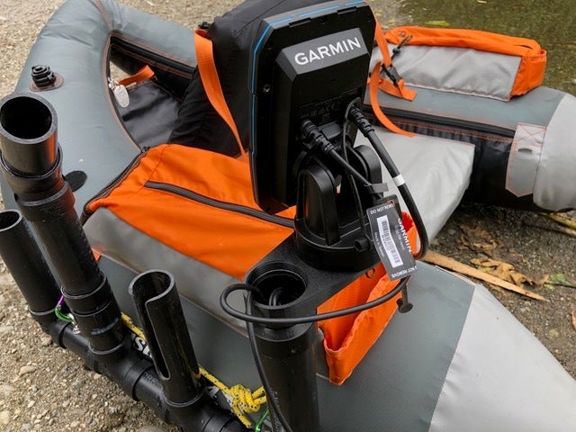 Striker Fish Finder Mount for Fish Cat 4 Float Tube by Mike | Download ...