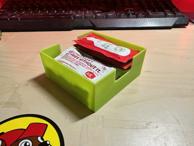 Fast Food Sauce Box by MrPerry | Download free STL model | Printables.com