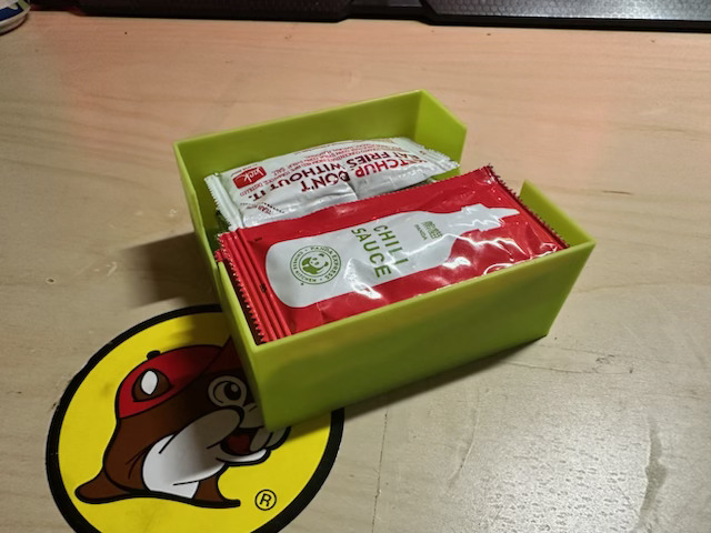 Fast Food Sauce Box by MrPerry | Download free STL model | Printables.com