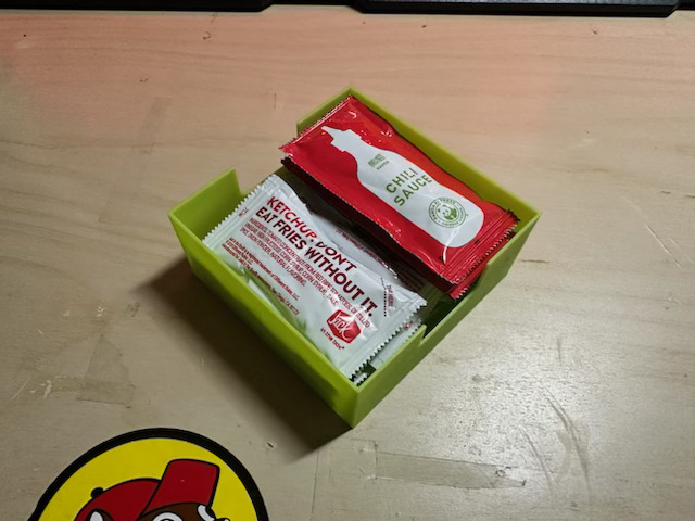 Fast Food Sauce Box by MrPerry | Download free STL model | Printables.com