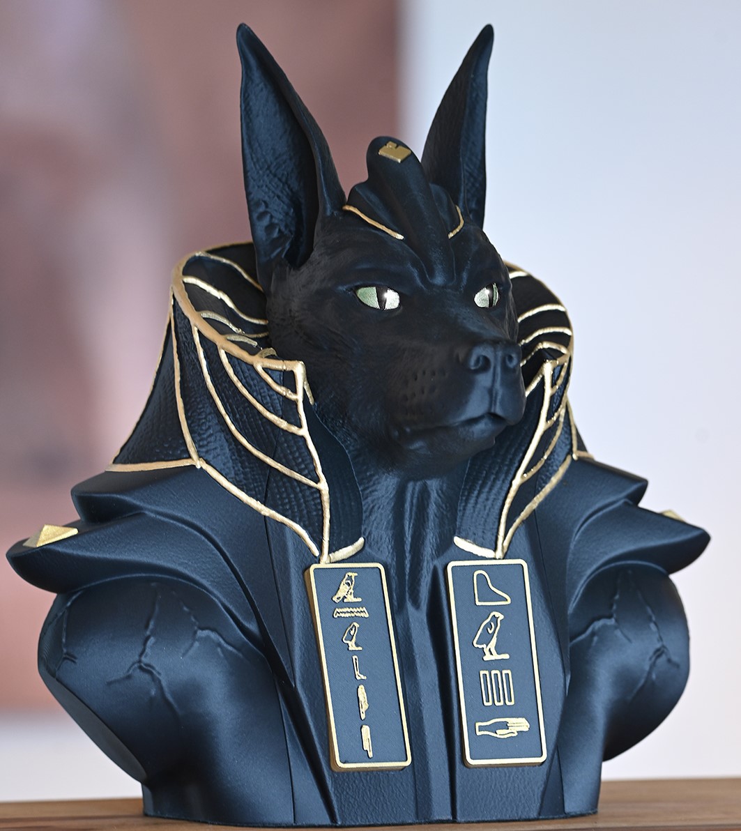 Mystery-Anubis Bust V2 3D Printing Model by Qu3D 3D-Design Art ...