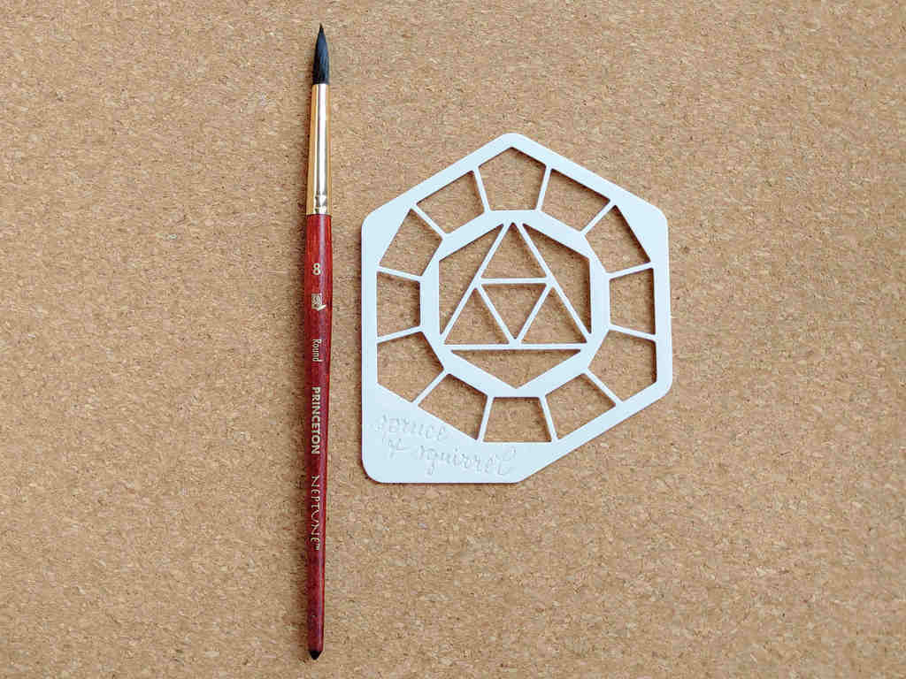 Geometric Color Wheel Stencil - UPDATED! by Spruce&Squirrel | Download ...