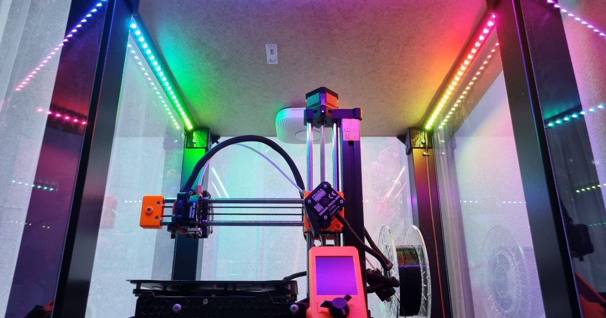 Led strip holder for Lack enclosure by luke7110 | Download free STL ...