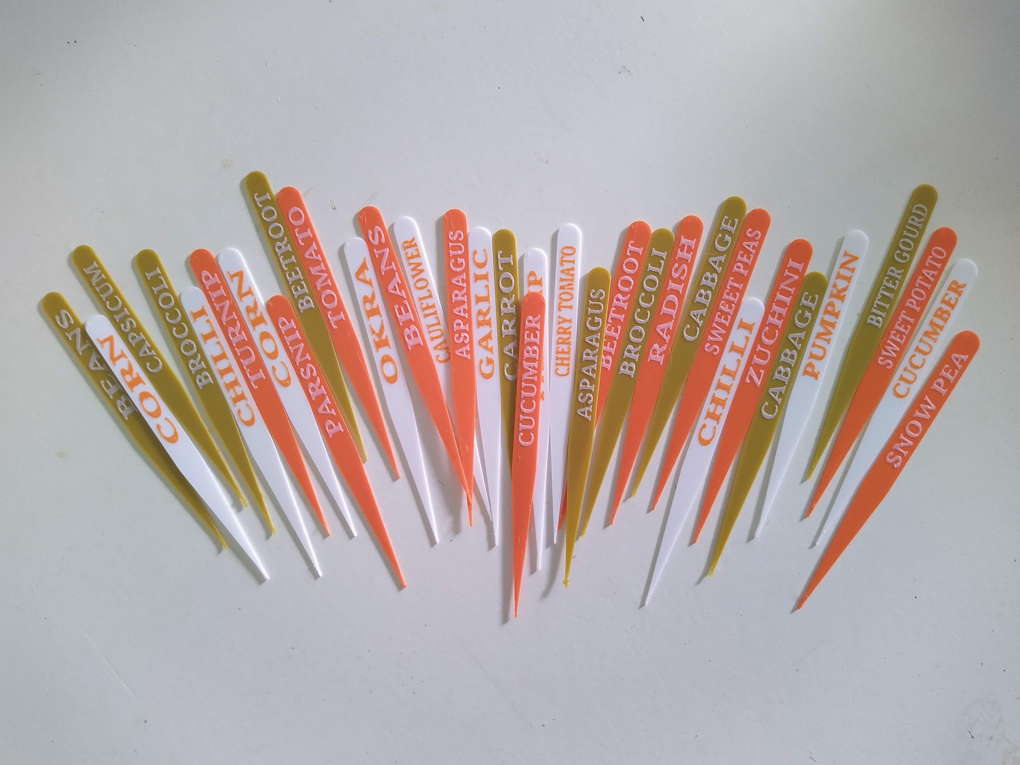 COMMON GARDEN VEGETABLES STAKE LABELS TAGS by multilayers | Download ...