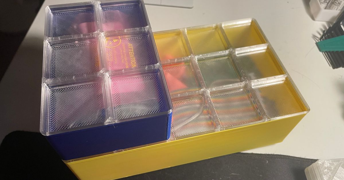 Gridfinity Lite Stackable Lid - Parametric by jsinkers | Download free STL model | Printables.com