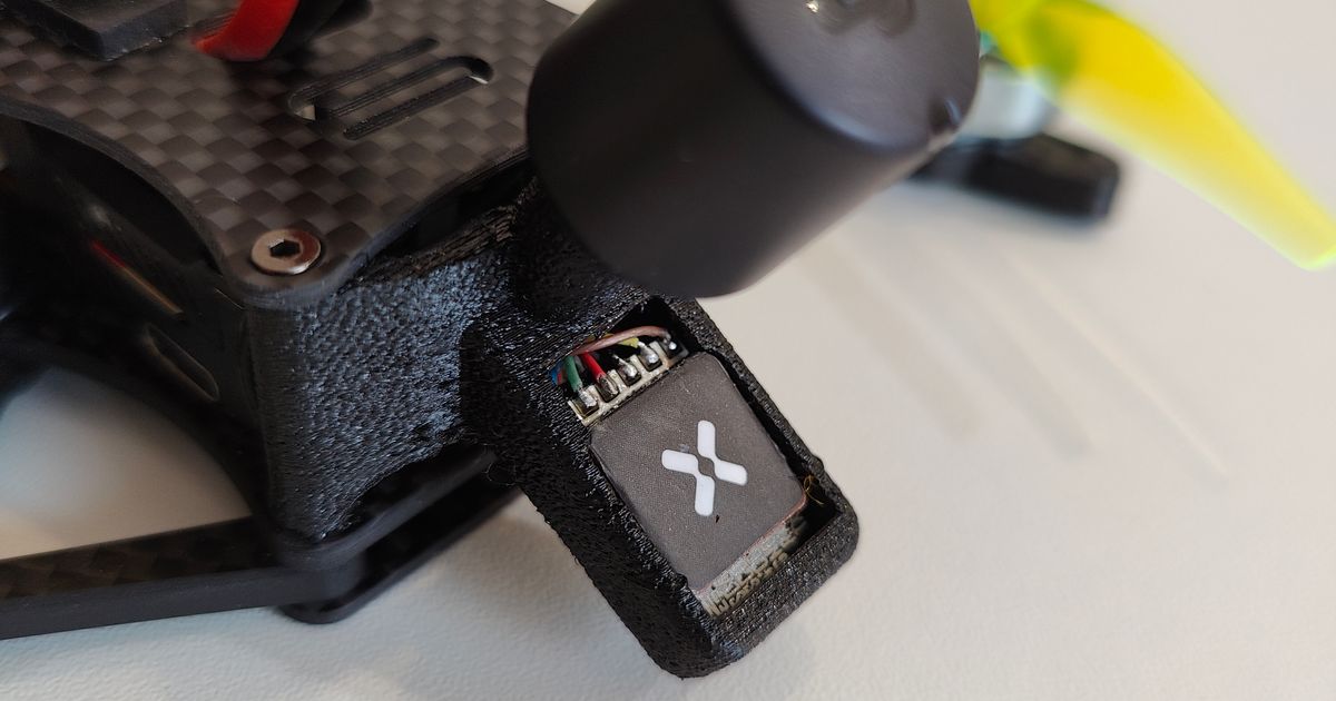 AOS 3.5 - DJI O3 Antenna + Micro GPS Mount (Foxeer M10Q 120 ...