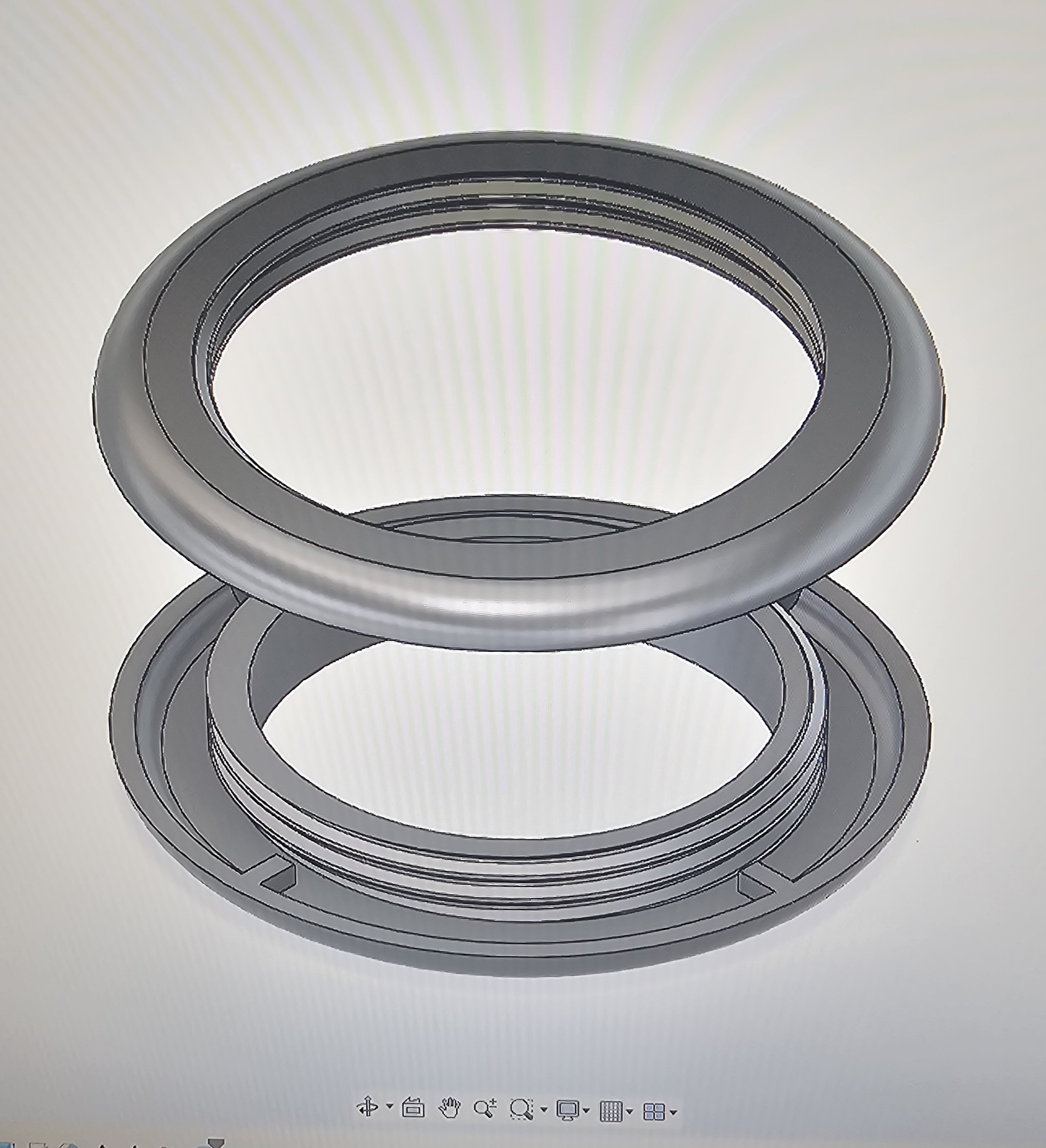 Simple curtain eyelet, 41mm inner diameter by 3DP_Johnny | Download ...