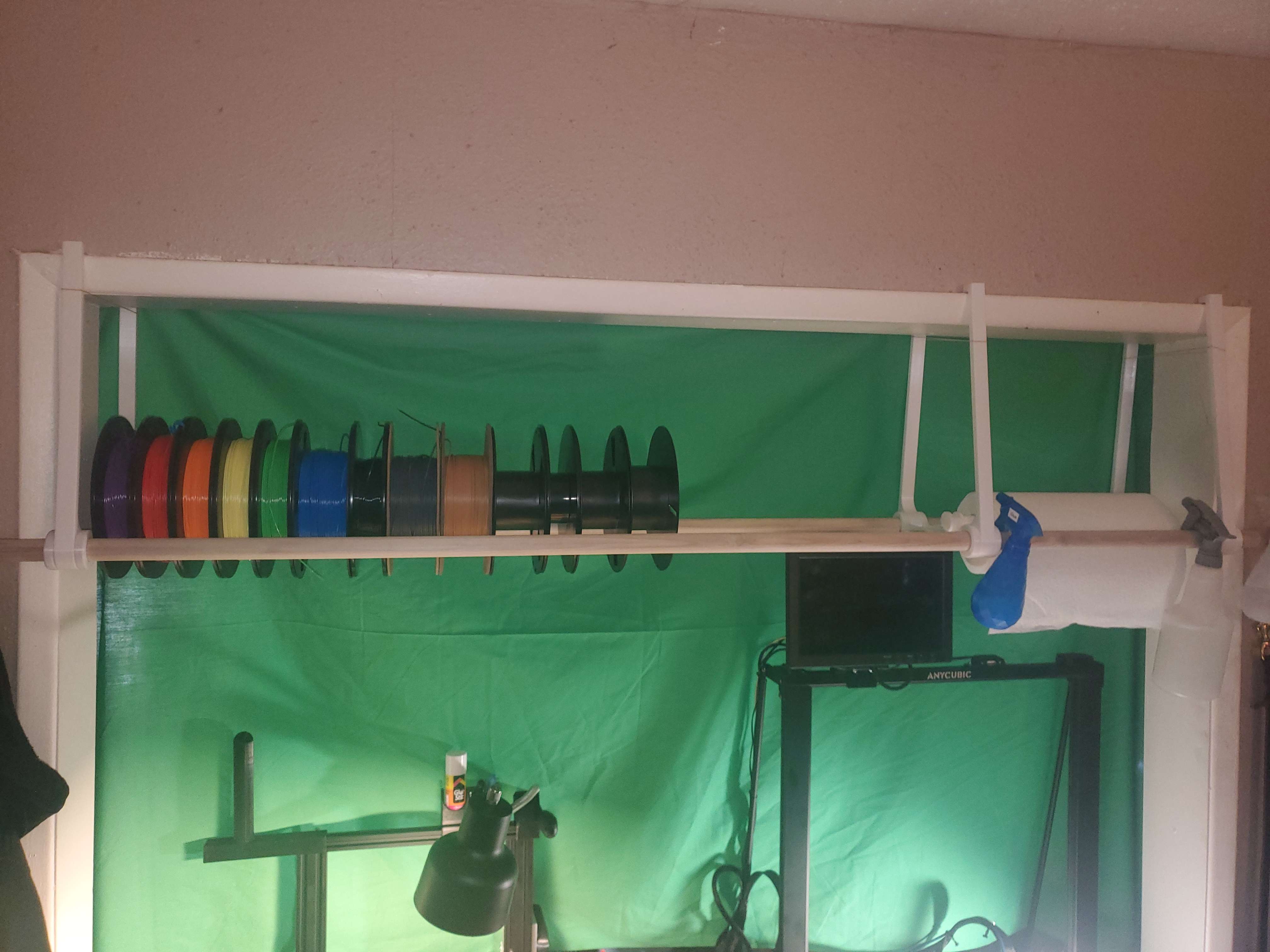 Door Frame Spool Shelf by Tumblefluff | Download free STL model ...