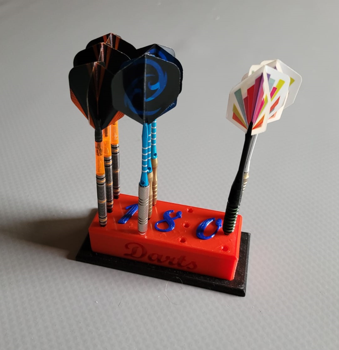 Dartpfeilhalter/ Holder for darts by Hans | Download free STL model ...