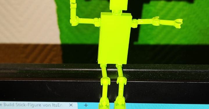 Pre Build Stick-Figure von ItsEndi | Kostenloses STL-Modell ...