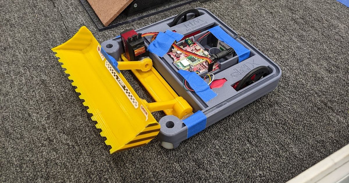 XRP Robot Front Loader von Jacob Williams | Kostenloses STL-Modell ...