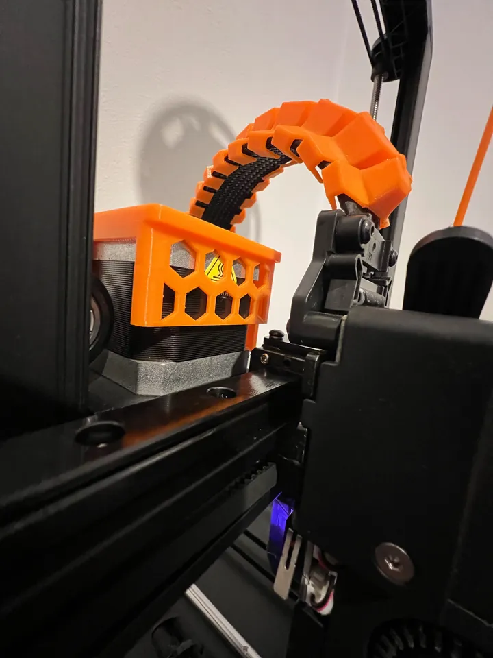 Ender v3 KE x stepper motor cover by Tsibuktu Atou | Download free STL ...