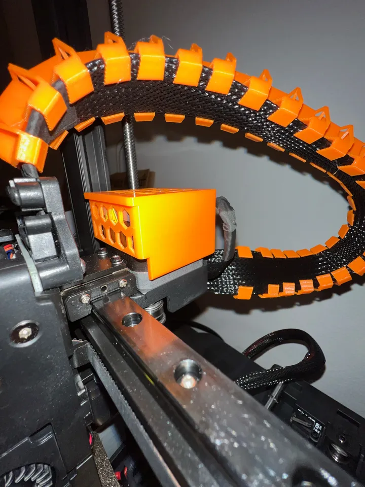 Ender v3 KE x stepper motor cover by Tsibuktu Atou | Download free STL ...