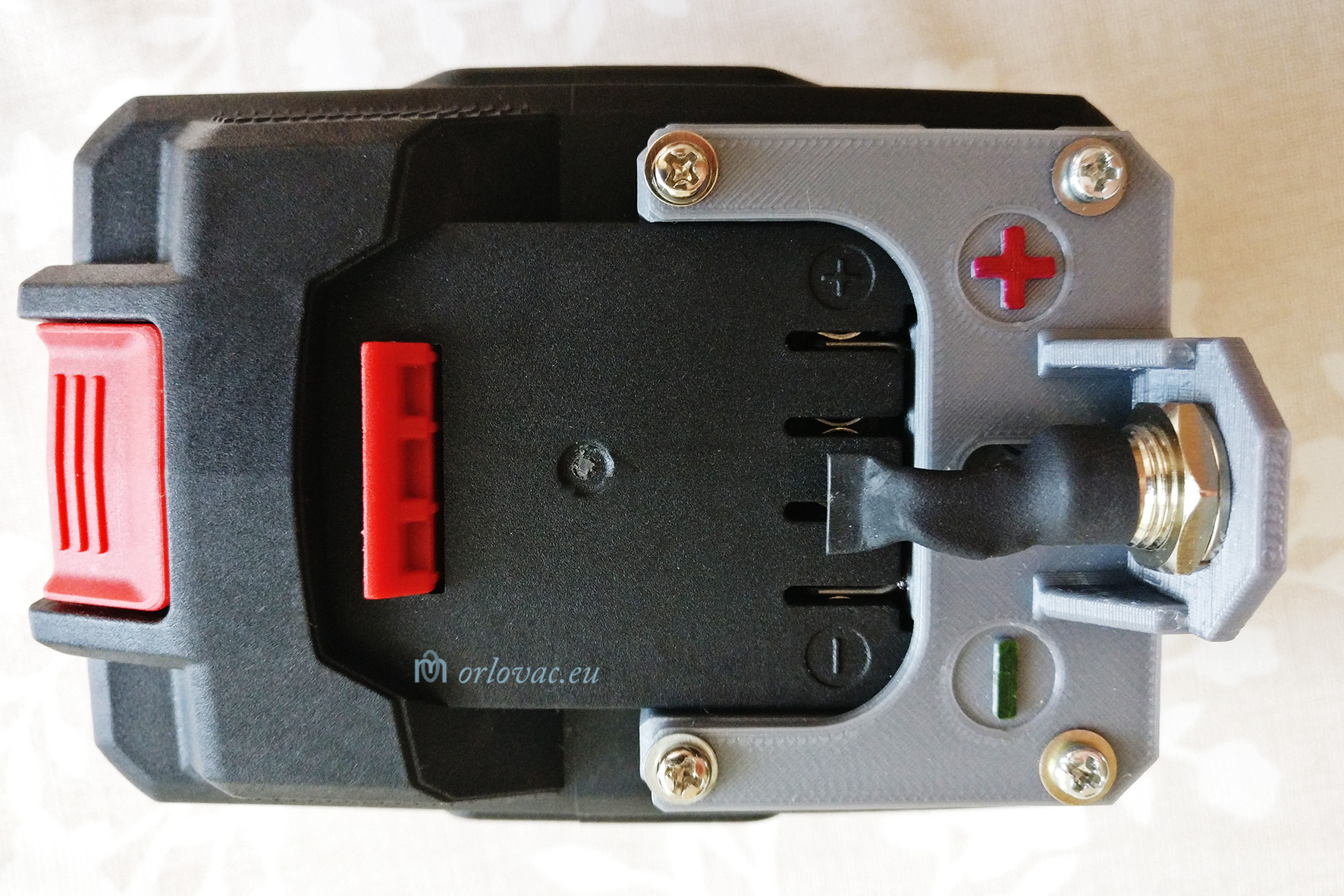 PARKSIDE X20V_Team Battery connector with DC output 5.5*2.1mm connector ...