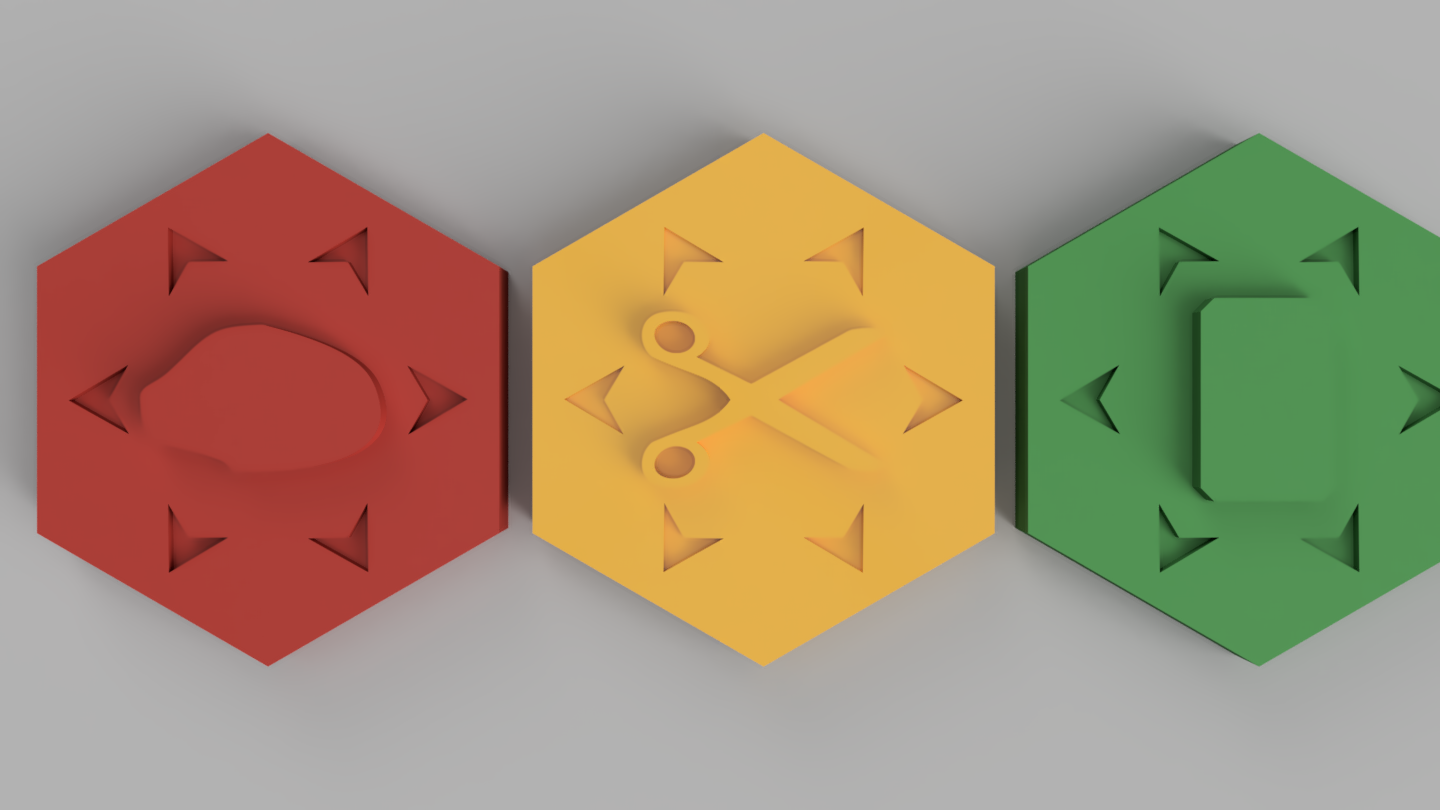 Rock, Paper, Scissors, Stack! by Molten Layers | Download free STL ...