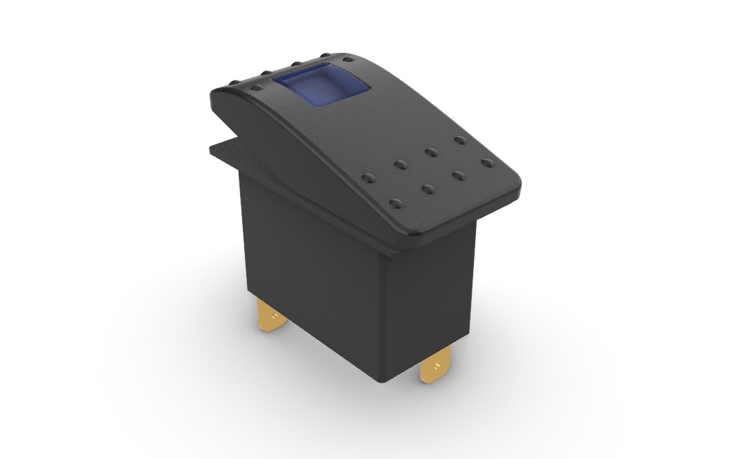 Rocker Switch Mockup by XR3D | Download free STL model | Printables.com