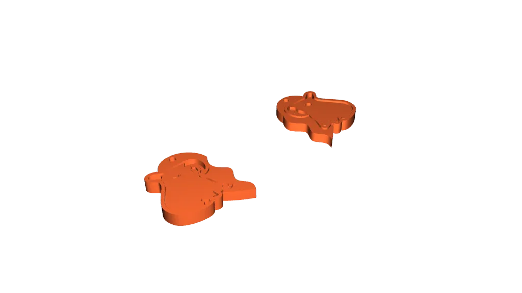 Capybara love keychain by marco Giugliarelli | Download free STL model ...