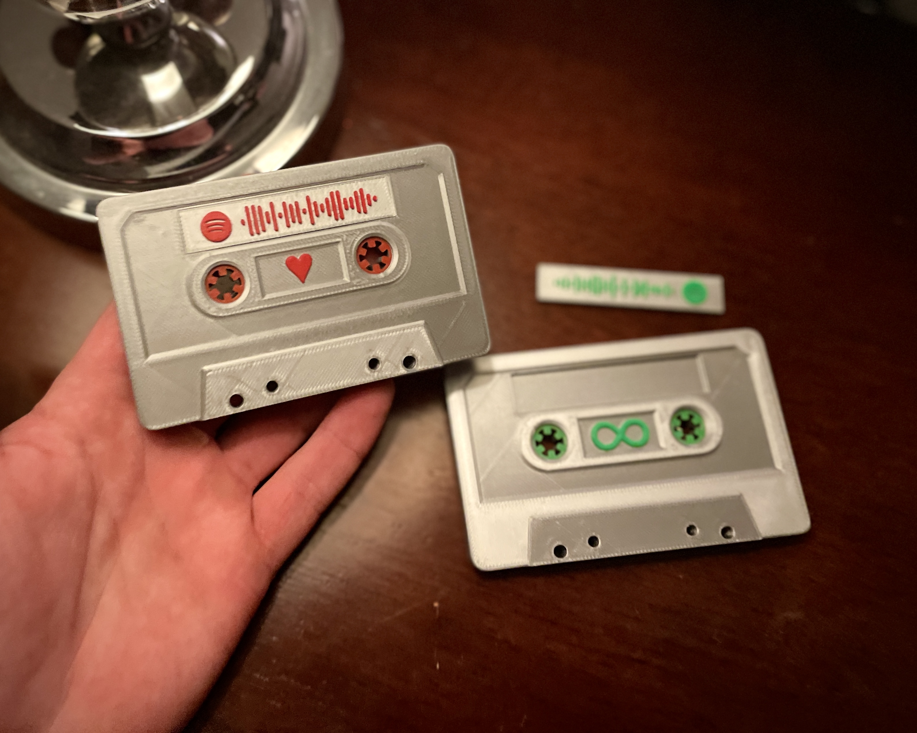 Spotify Code Cassette Tape by cartyski | Download free STL model ...
