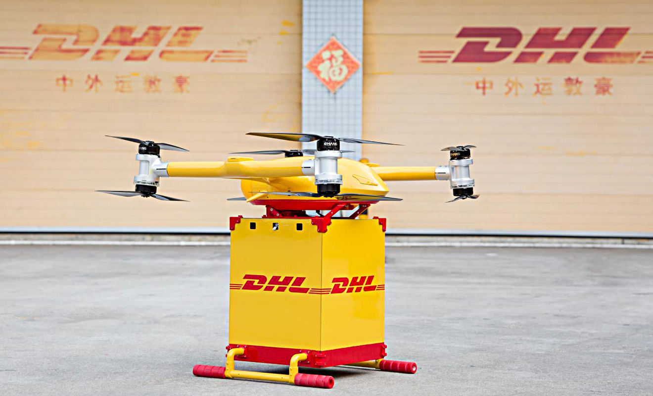 Drohne DHL lieferung by Julian nussbaum | Download free STL model ...