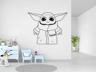 Baby Yoda 2d Art by CaptiveDesigns | Download free STL model ...