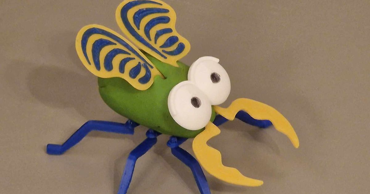 Build your own funny bug toy - use some clay to it by Dunn Chuck ...