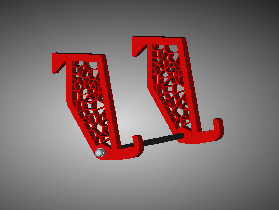 french cleat screen/tablet mount by Antimaterie | Download free STL ...