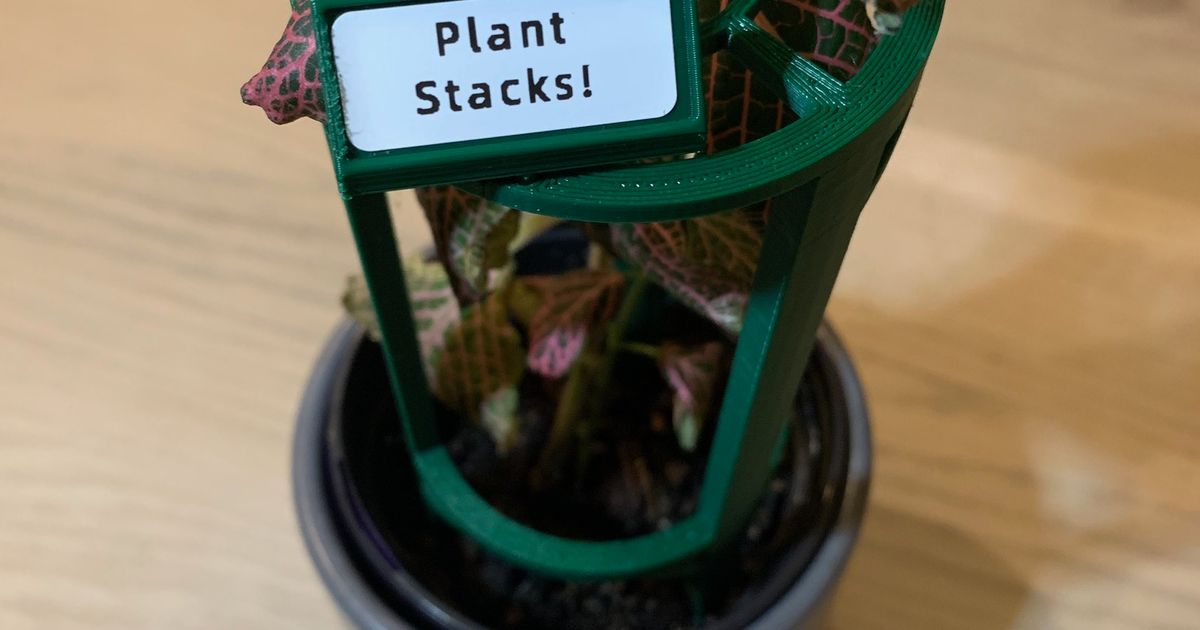 Plant Stacks! A Stackable Plant Support System - Basic Supports (60mm ...
