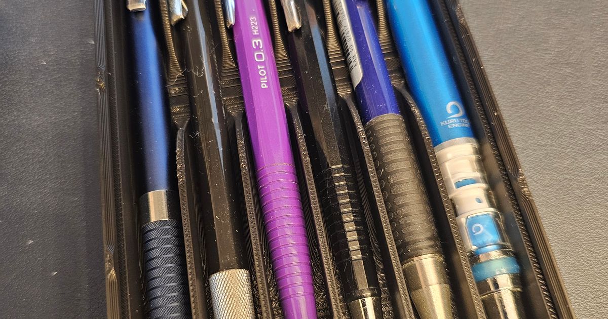 Gridfinity Pencil Holder (4 x 2) by Brasso | Download free STL model ...