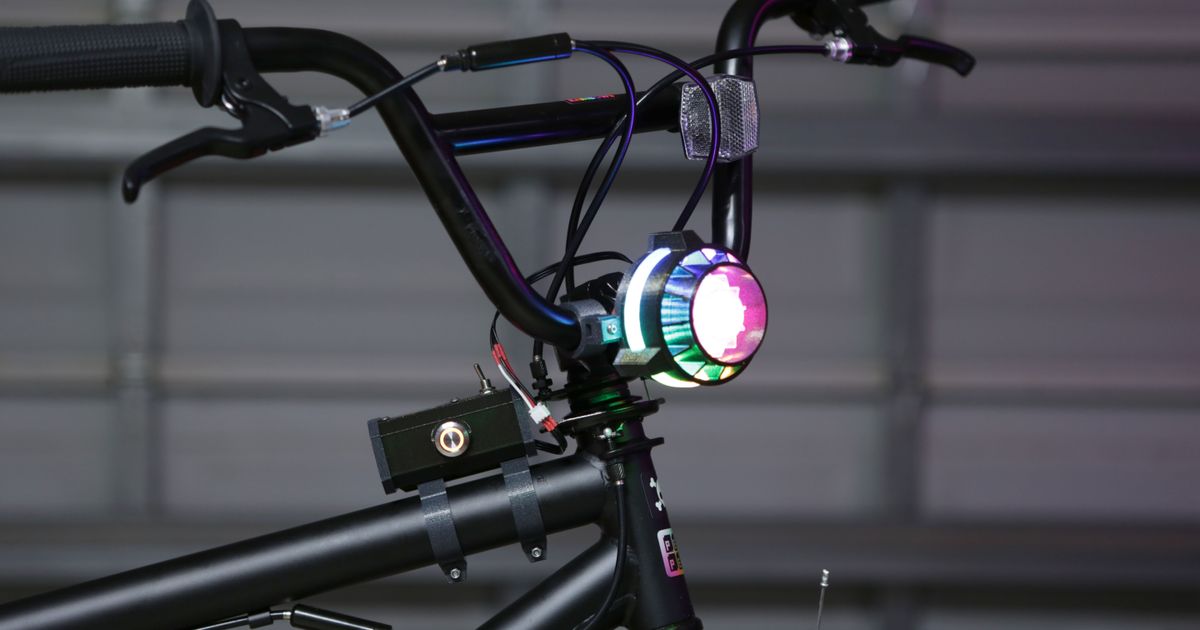 NeoPixel Bike Light by Adafruit | Download free STL model | Printables.com