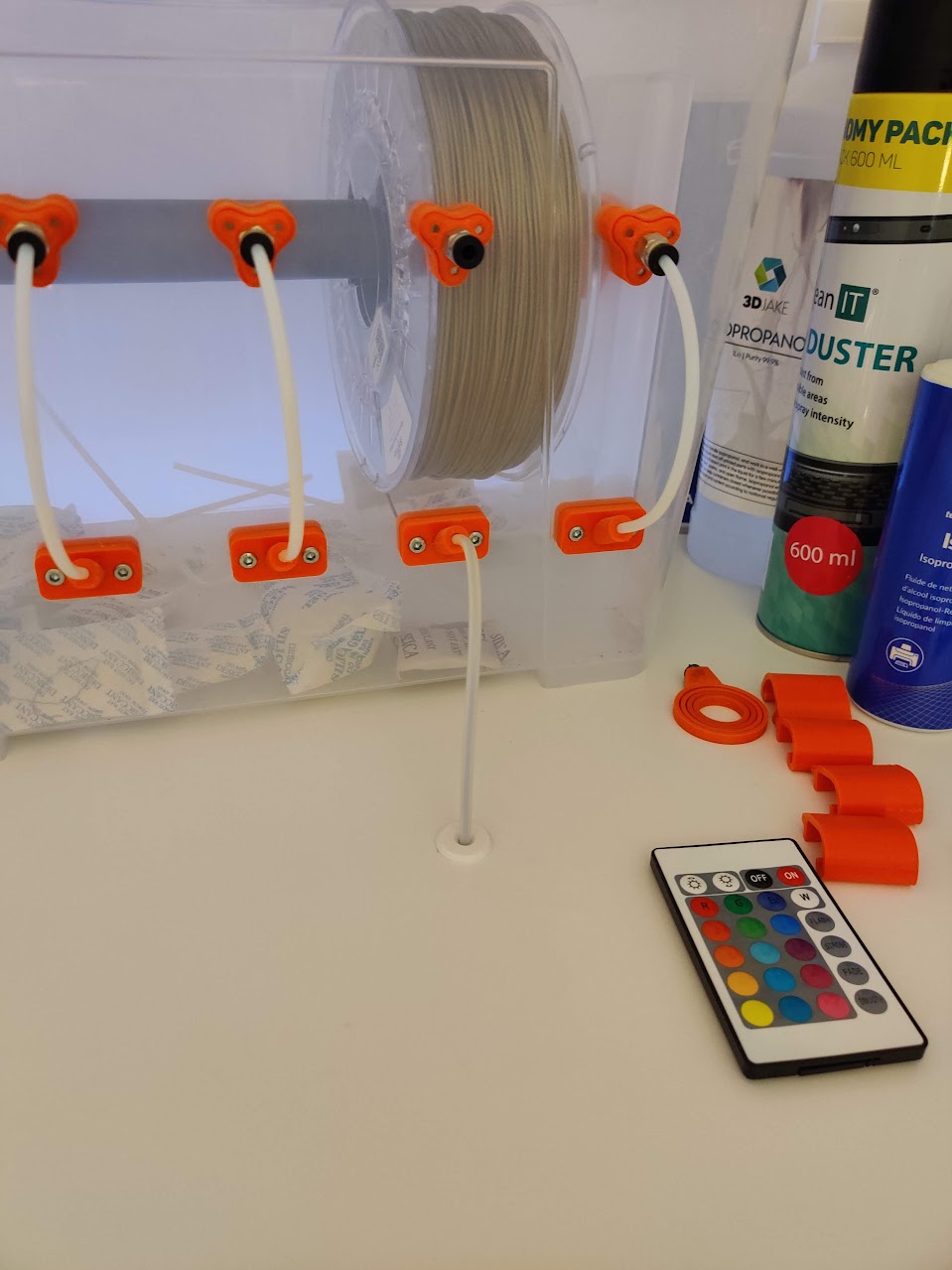 IKEA Lack Enclosure Filament Guide by michalgerhat | Download free STL ...