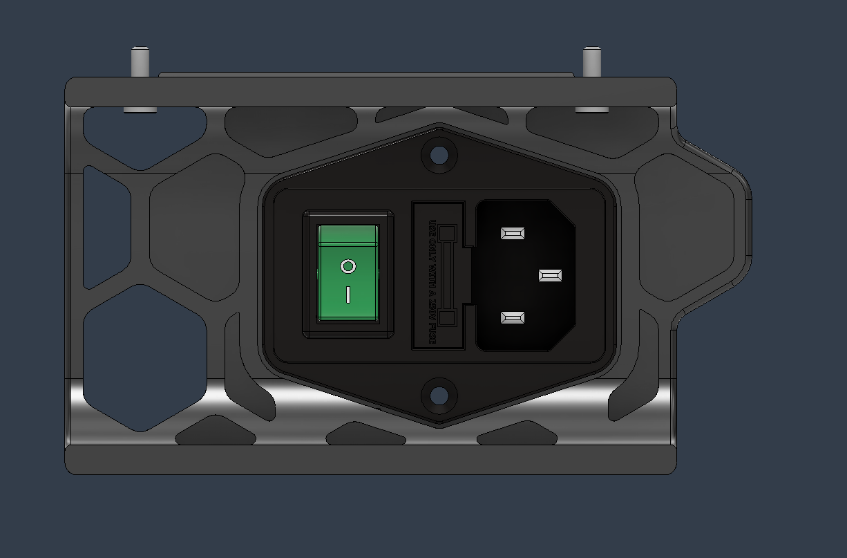 Voron Skirt C14 Socket / Different Version by Techsider | Download free STL model | Printables.com
