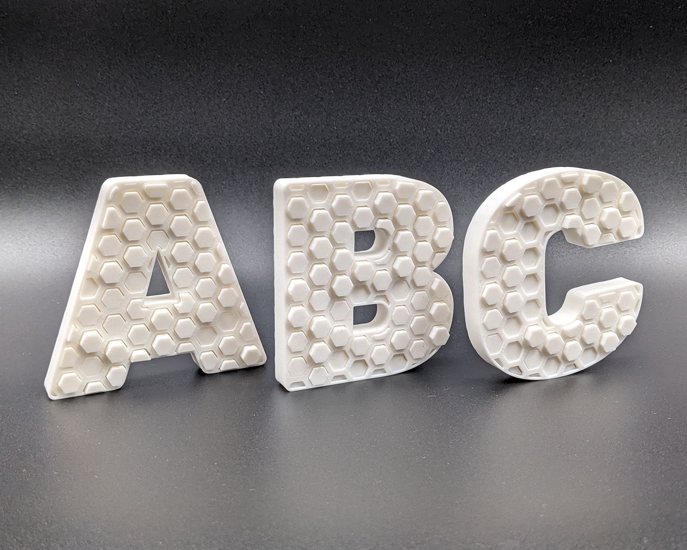 Fidget 3D Honeycomb Letters - ABC by LayerModels | Download free STL ...