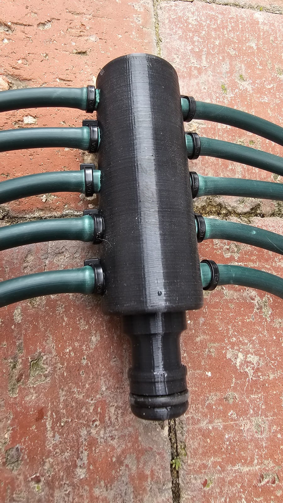 Drip/micro-spray irrigation splitter with Gardena connector by NelisW ...