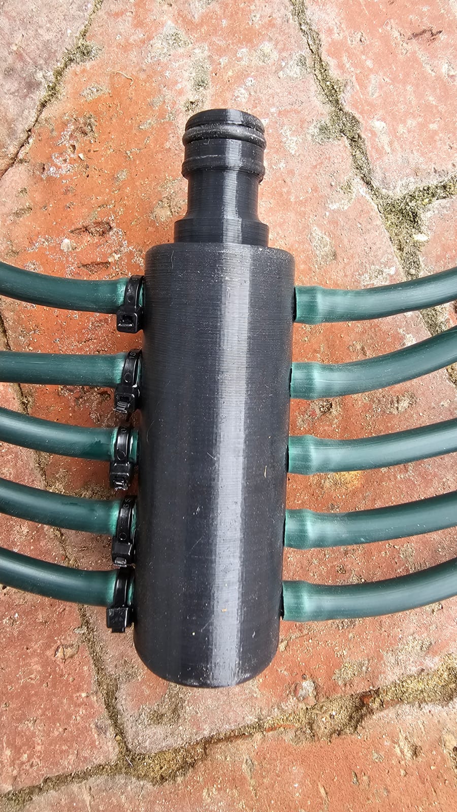 Drip/micro-spray irrigation splitter with Gardena connector by NelisW ...