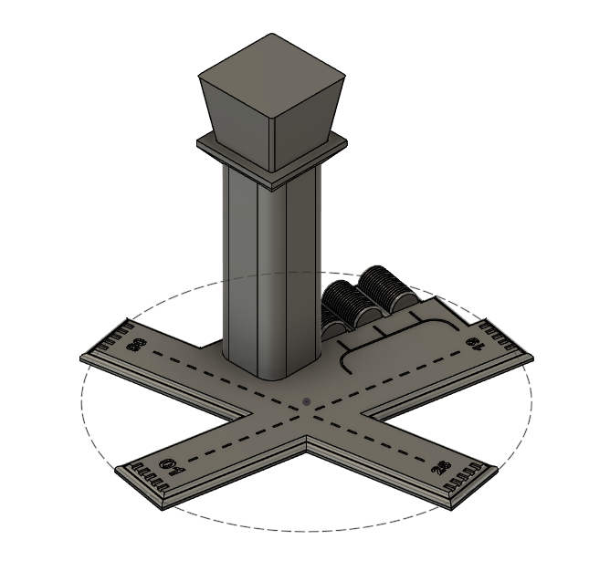 Tiny Airport - 2 Versions by ATBOT | Download free STL model ...