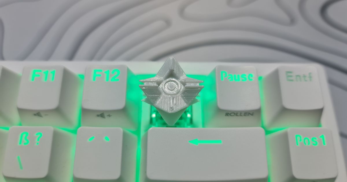 Destiny Ghost keycap by JP | Download free STL model | Printables.com