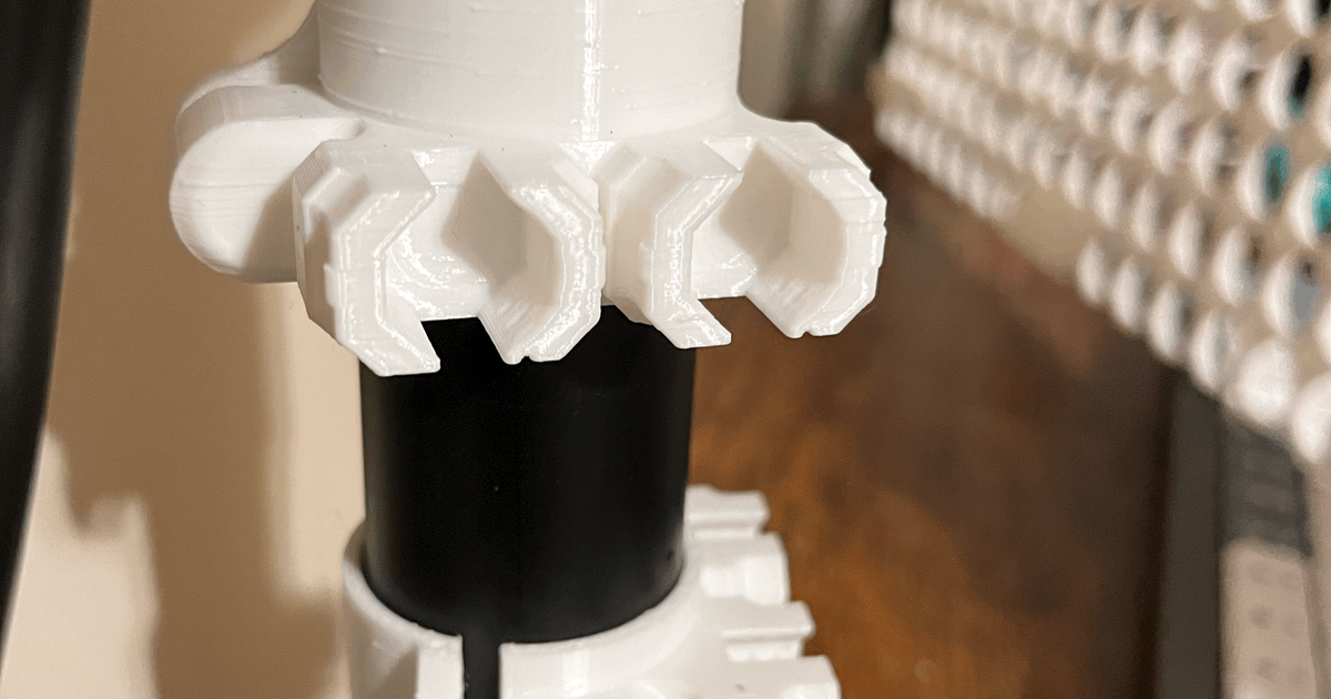 Multiboard pole mount by karan kochar | Download free STL model ...