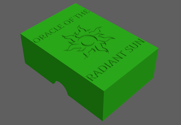 Sun Oracle Cards Storage Box by DJF94 | Download free STL model ...
